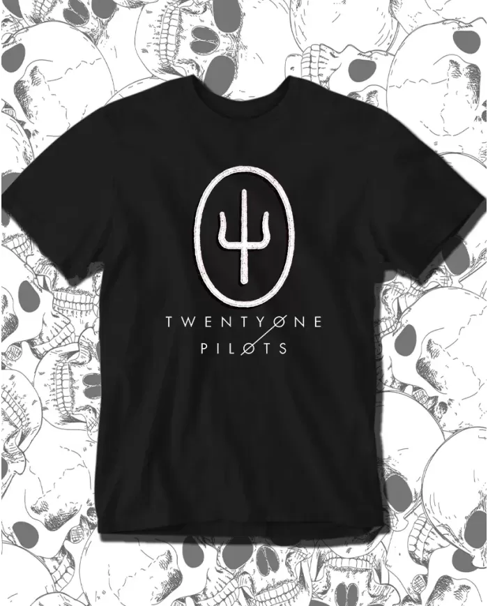 Camiseta Estampada Twenty One Pilots Logo 02 🤟 Calidad Premium
